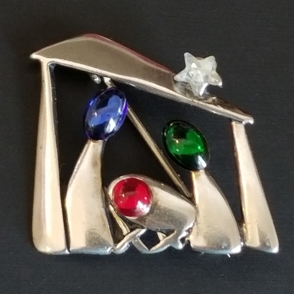 Silpada | Jewelry | Silpada Sterling Silver Nativity Pin | Poshmark